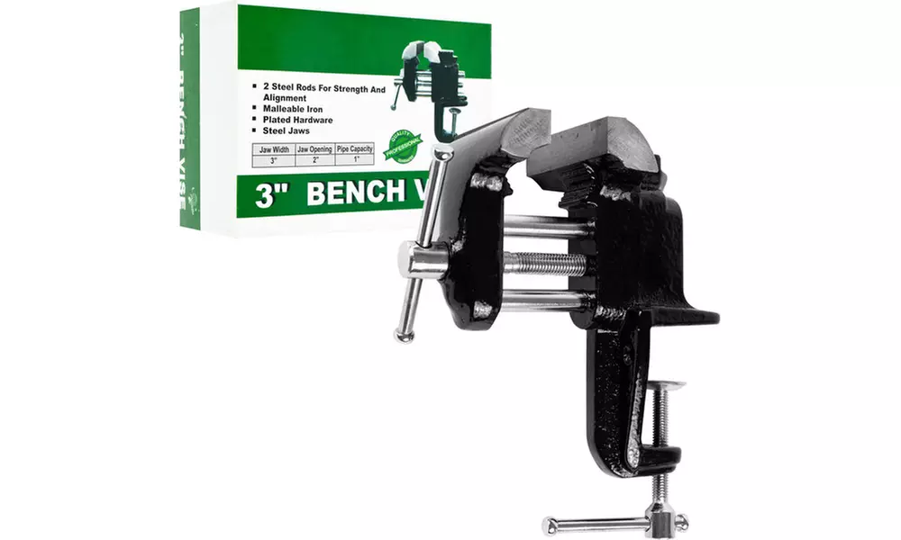 3 inch Bench Vice | Groupon Goods