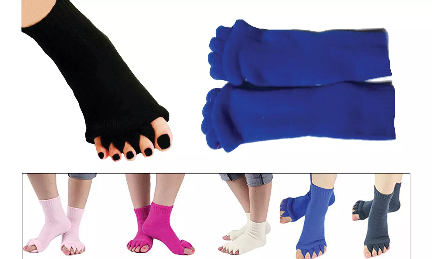 Special Five Toe Separator Socks | Groupon Goods