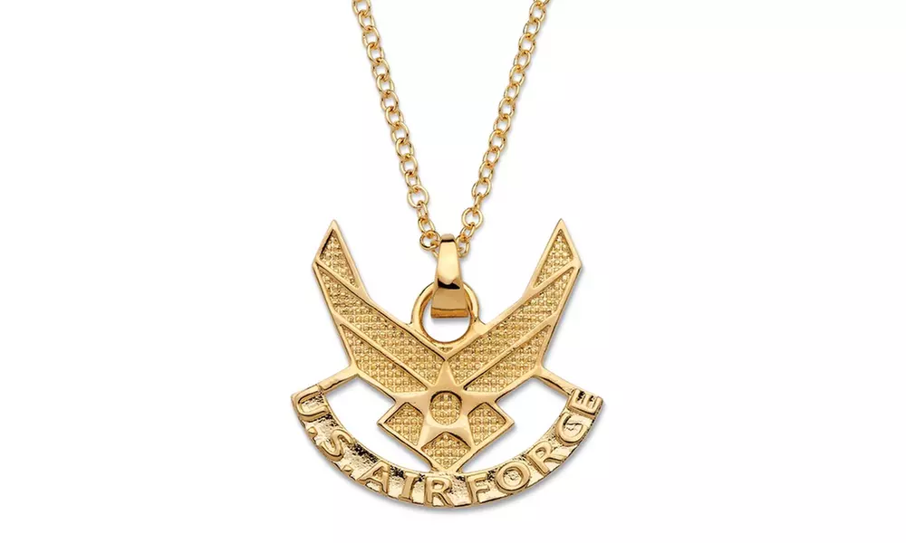 Air Force Pendant Necklace 14... | Groupon Goods