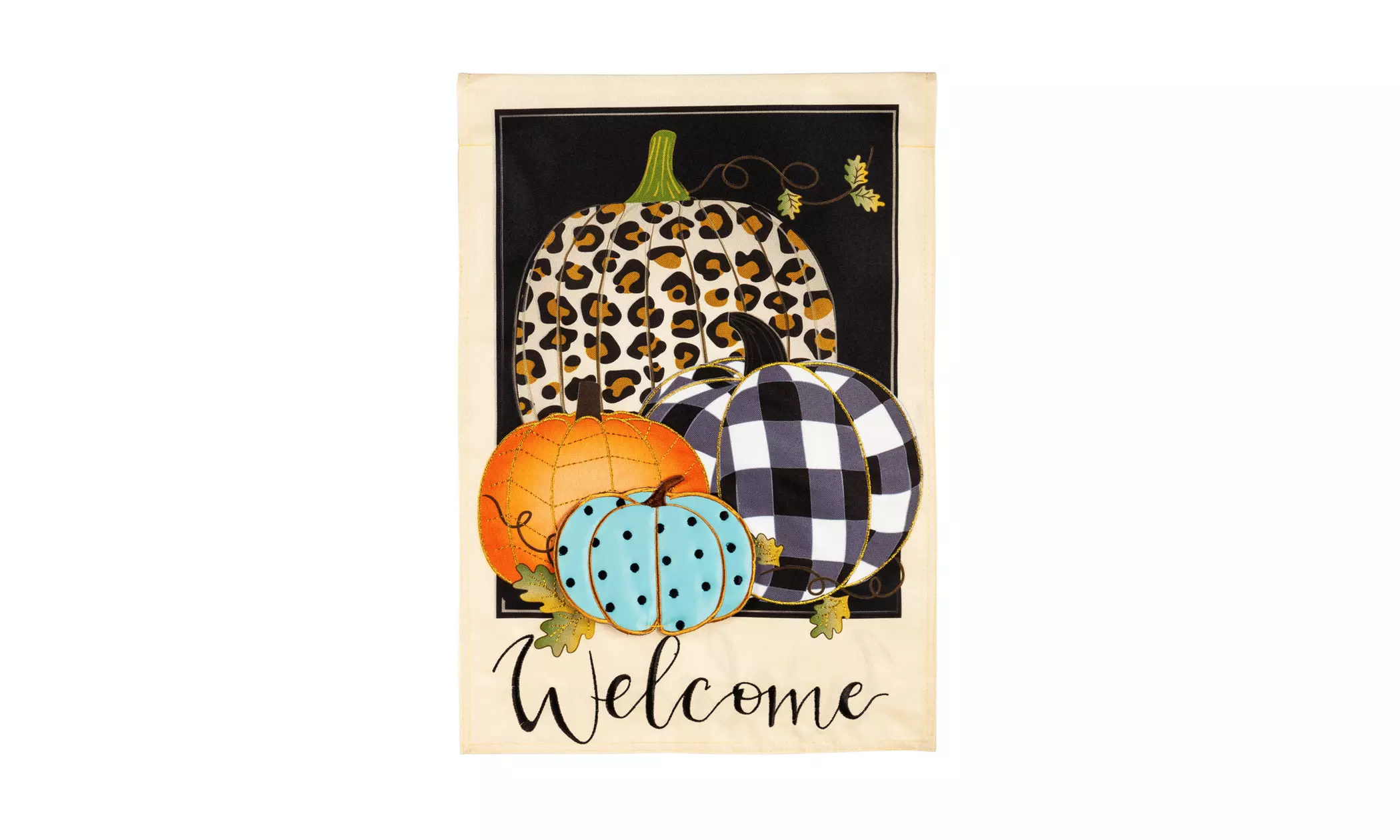 Evergreen Mixed Print Pumpkin... | Groupon Goods