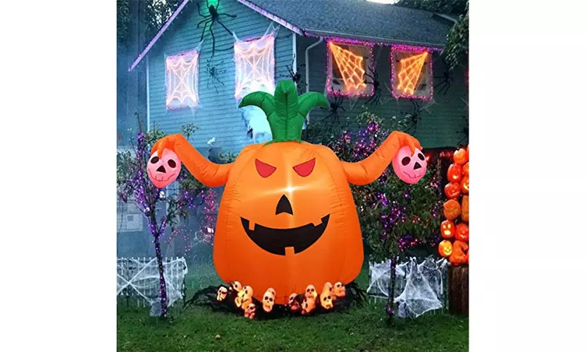 Halloween Inflatable Pumpkin ... | Groupon Goods