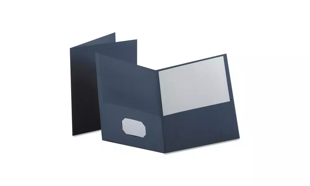 Oxford Twin-Pocket Folder, Em... | Groupon Goods
