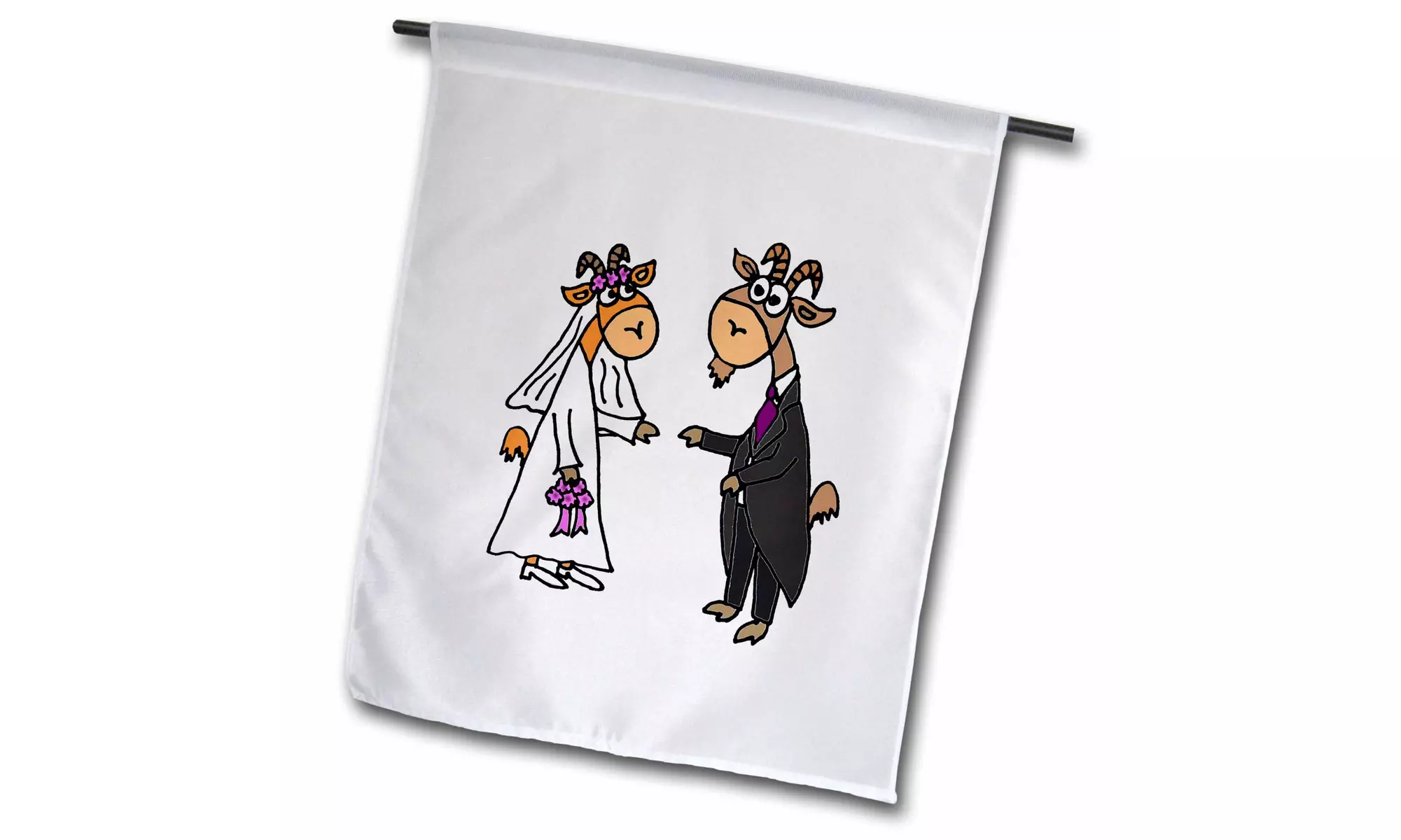 Garden Flag Funny Bride and ... | Groupon Goods