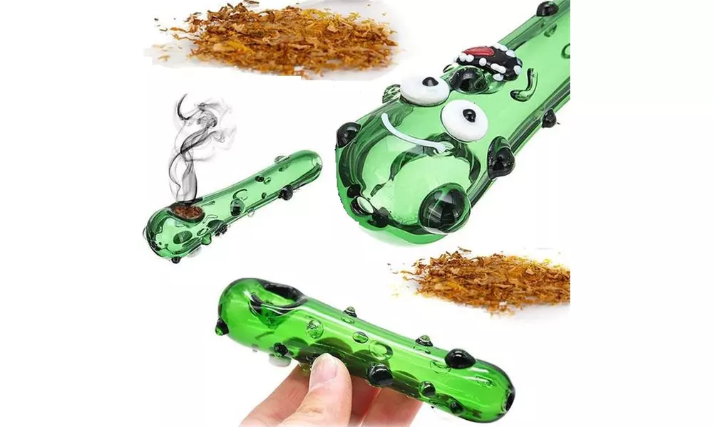 Glass Pipe -Handmade Straight... | Groupon Goods