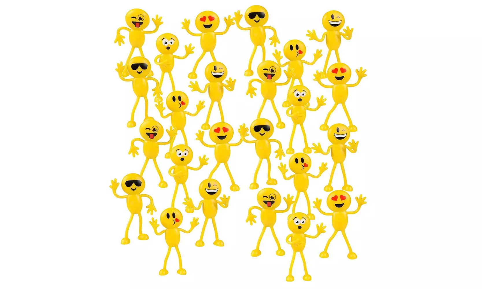 Emoticon Figure Bendable Toys... | Groupon Goods