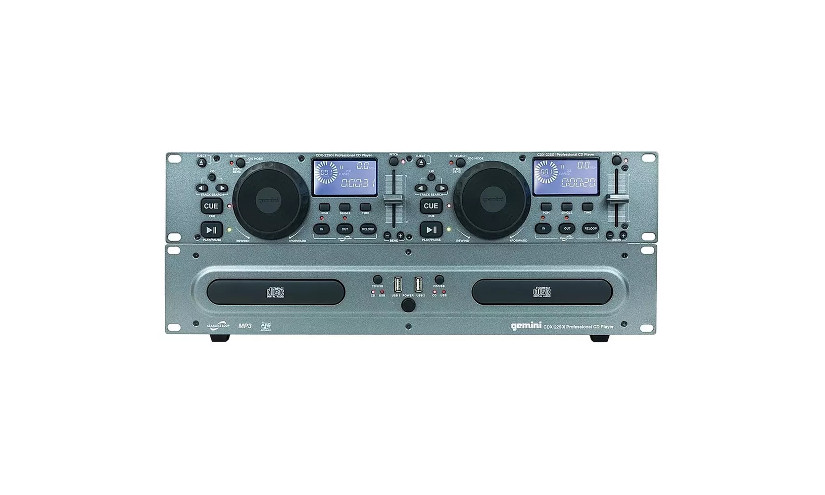 Gemini Dual Rackmount Cd Usb Groupon Goods