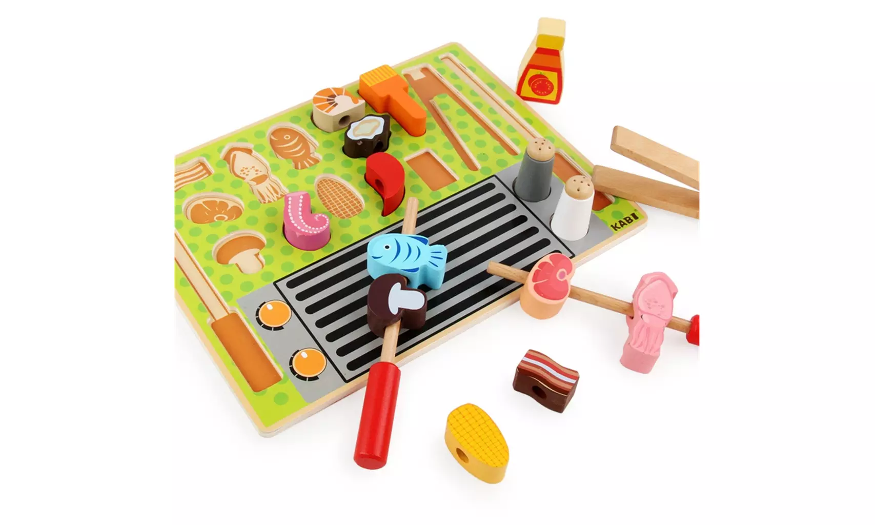 Kids Wooden Barbecue Set Pret... | Groupon Goods