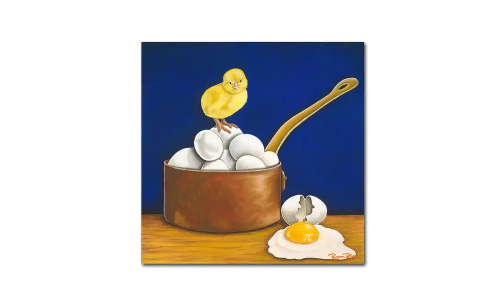 Ryan Rice Fine Art 'Chicken P... | Groupon Goods