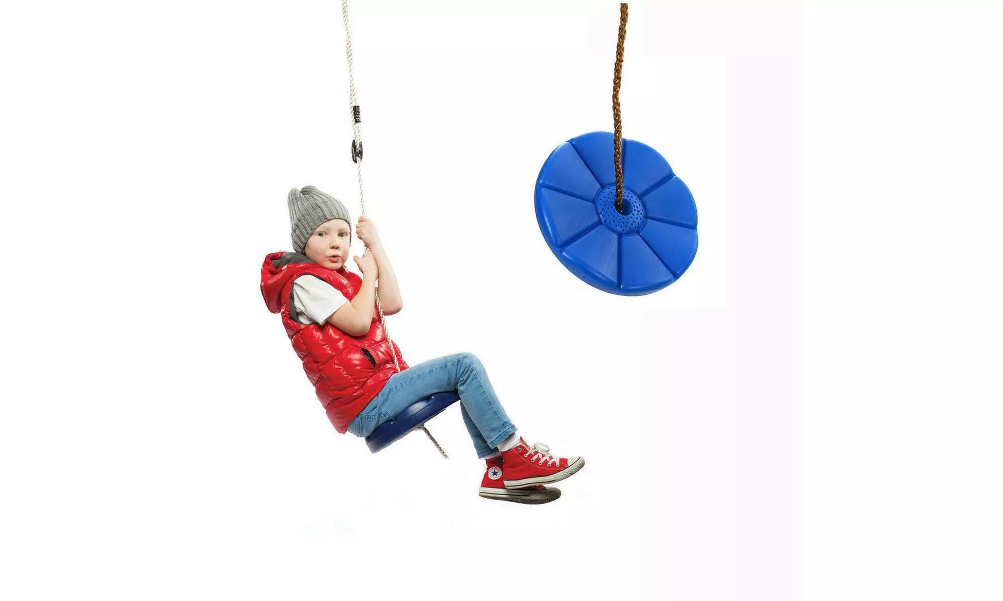 Daisy Disc Swing Seat Blue Se... | Groupon Goods