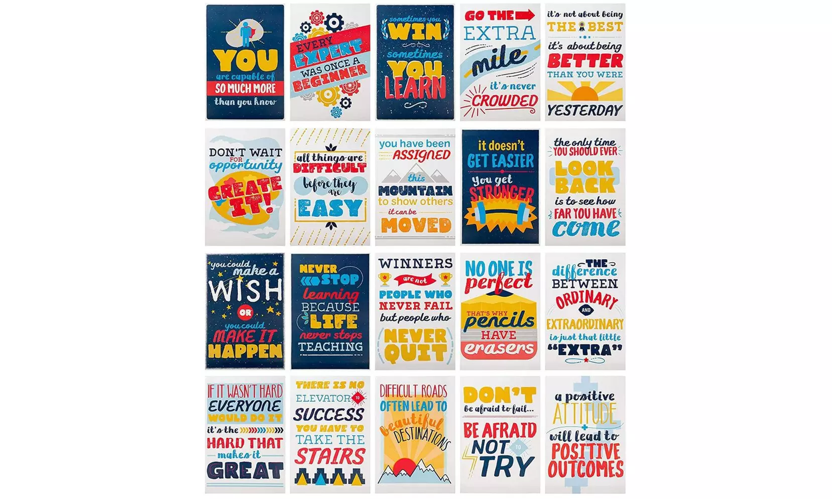 Juvale Motivational Posters 2... | Groupon Goods