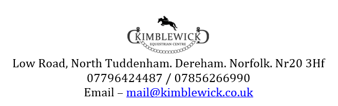Kimblewick Equestrian Centre - Dereham, NORFOLK | Groupon